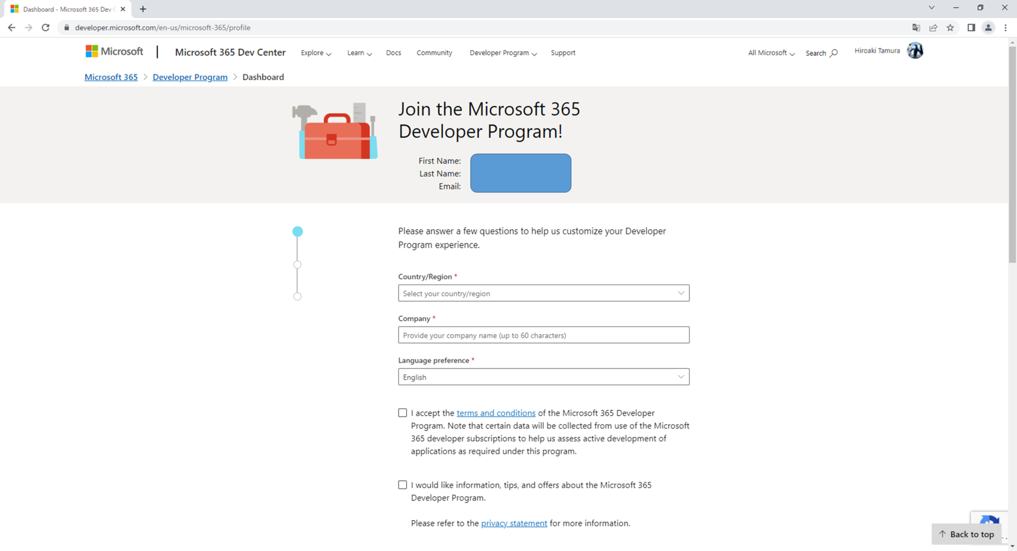 Microsoft 365 Developer Program | Microsoft 365 実験室